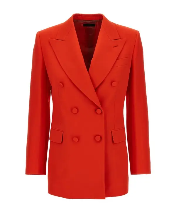 Brioni Double-breasted Blazer - Red
