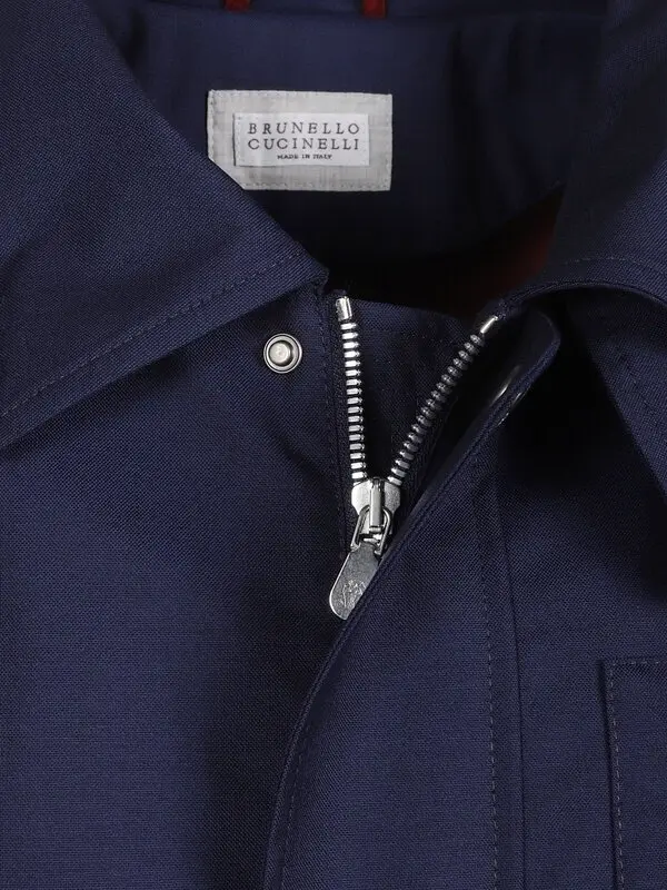 Brunello Cucinelli Buttoned Jacket With Flap Pockets