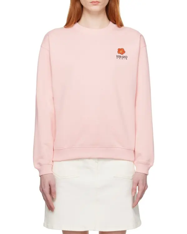 Kenzo Logo Embroidered Crewneck Sweatshirt