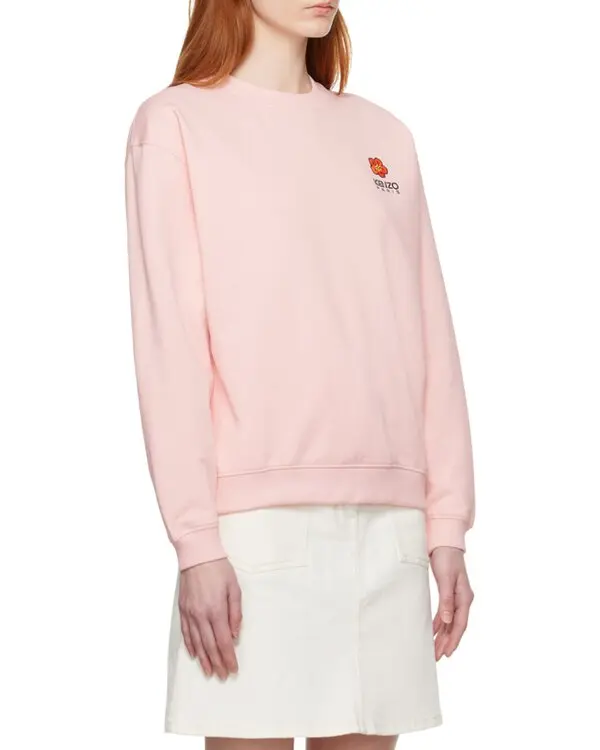 Kenzo Logo Embroidered Crewneck Sweatshirt