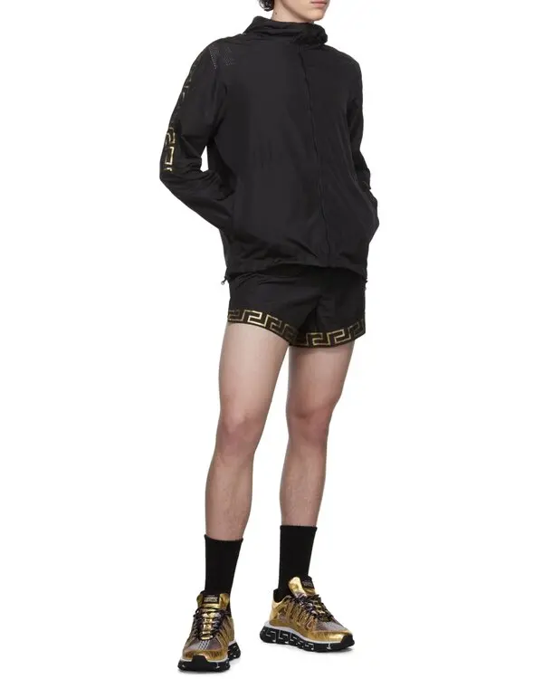 Versace Greca Logo-print Shorts