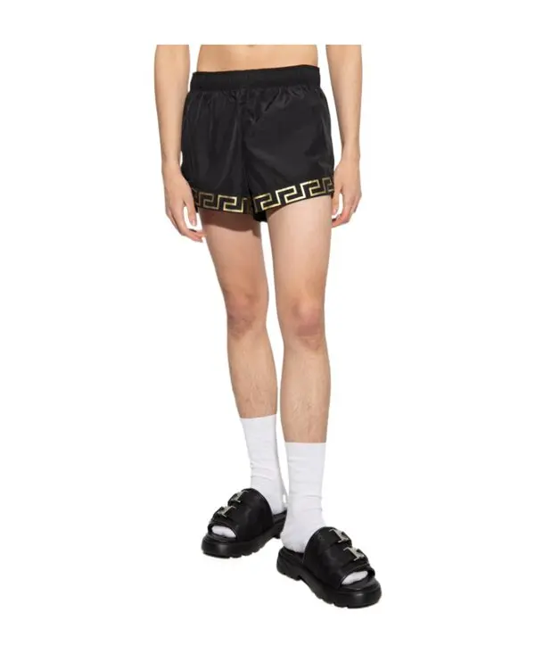 Versace Greca Logo-print Shorts