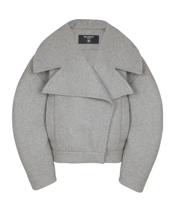 Balmain Oversized Pea Coat