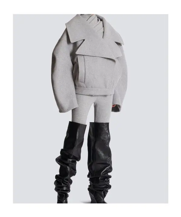 Balmain Oversized Pea Coat