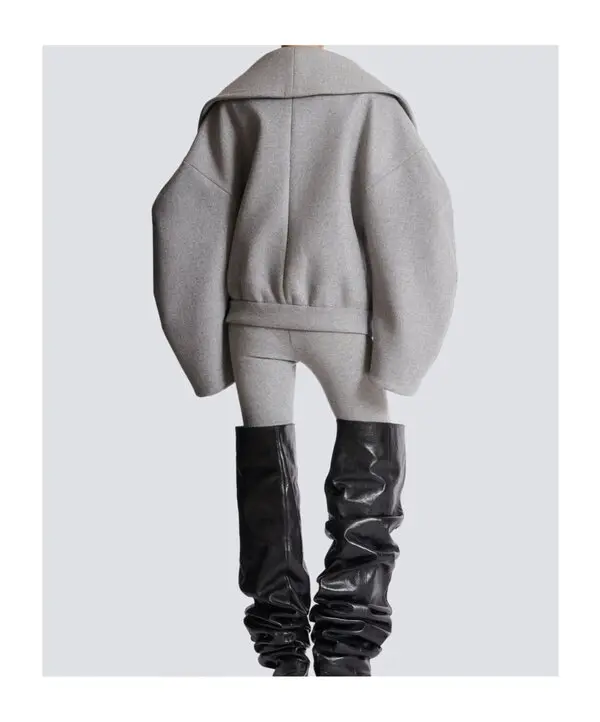 Balmain Oversized Pea Coat