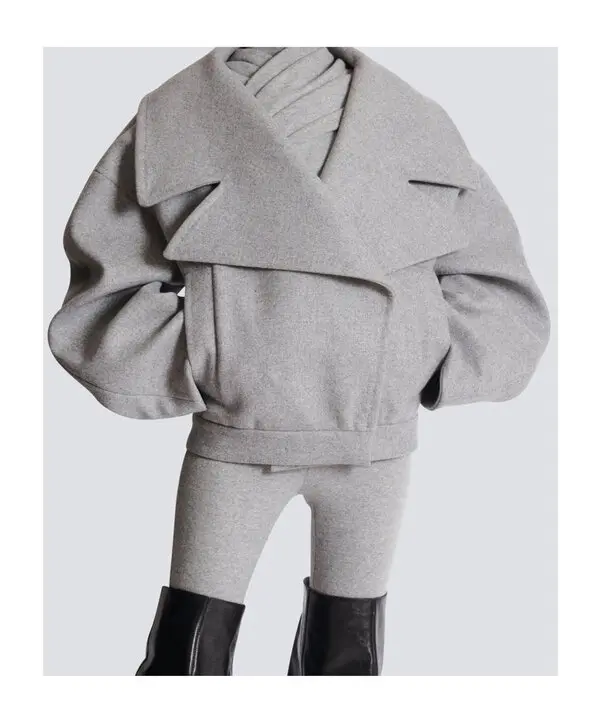 Balmain Oversized Pea Coat