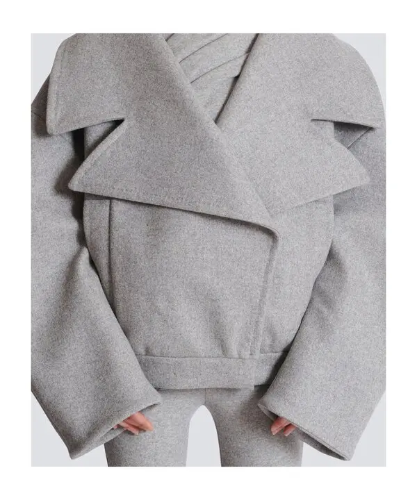 Balmain Oversized Pea Coat