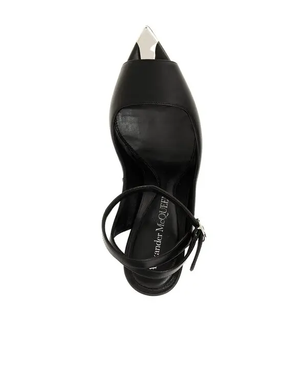 Alexander McQueen Punk Ankle Strap Pointed-toe Sandals