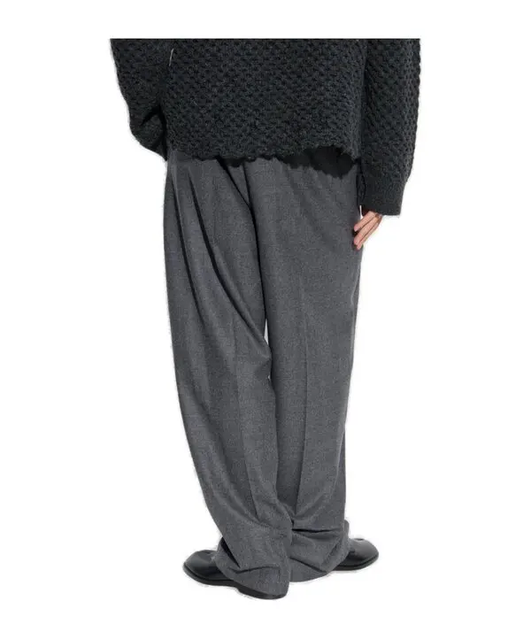 MAISON MARGIELA Asymmetrical Pleated Trousers