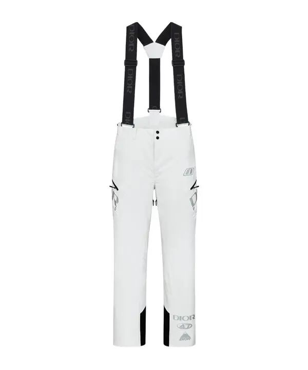 Dior And Descente Ski Pants With Suspenders