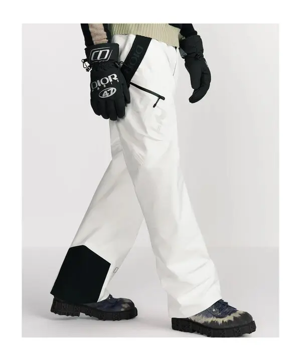 Dior And Descente Ski Pants With Suspenders