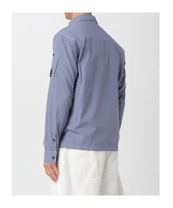 C.P. COMPANY Long Sleeve Zip Up Jacket - Blue