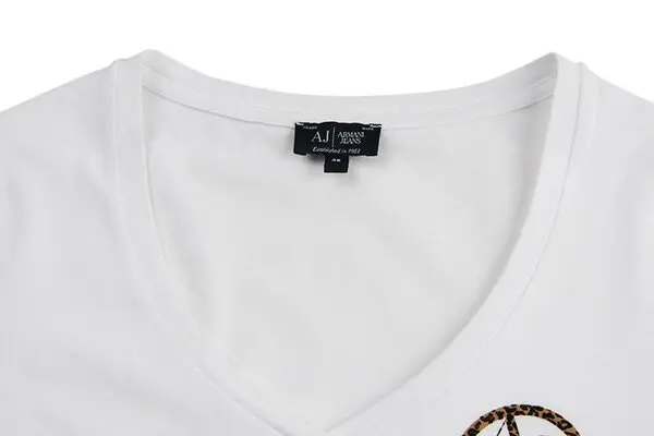 Emporio Armani Long Sleeve V-neck T-shirt With Logo Detail