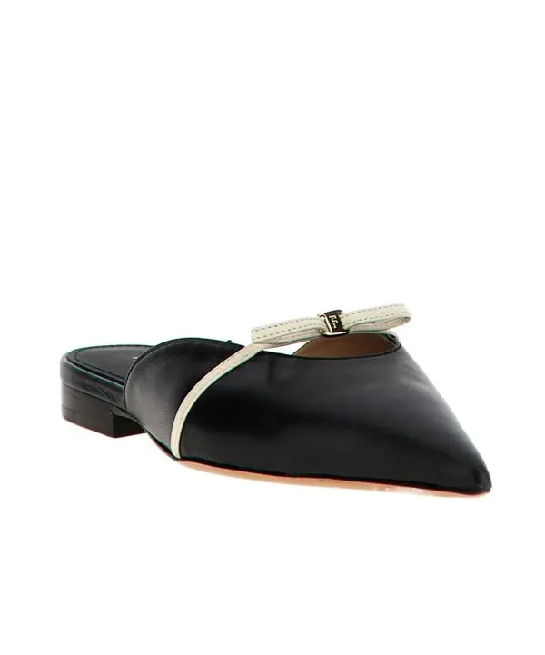FERRAGAMO Mini Bow Mules - Black