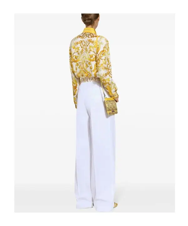 Dolce & Gabbana Flared Poplin Trousers