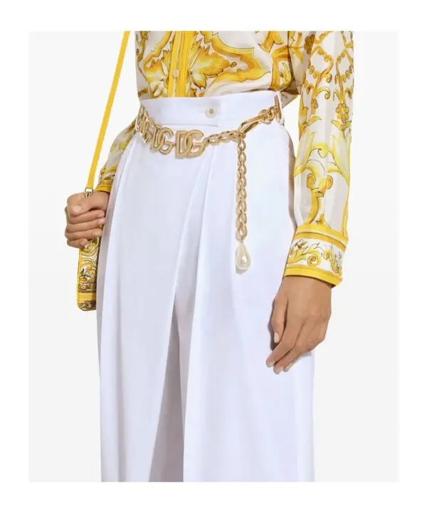 Dolce & Gabbana Flared Poplin Trousers