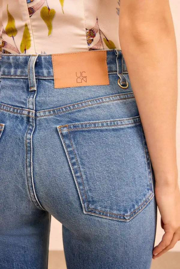 Ulla Johnson High-rise Kick Flare Jeans With Monogram Patch