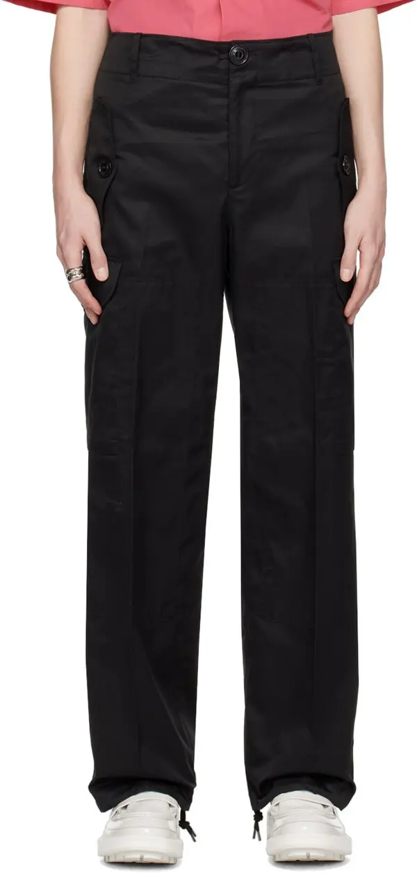 Alexander McQueen Military Wide-leg Trousers