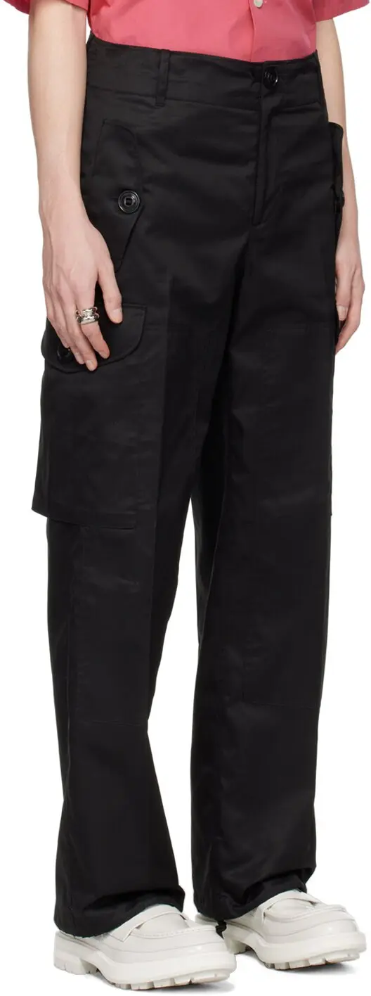 Alexander McQueen Military Wide-leg Trousers
