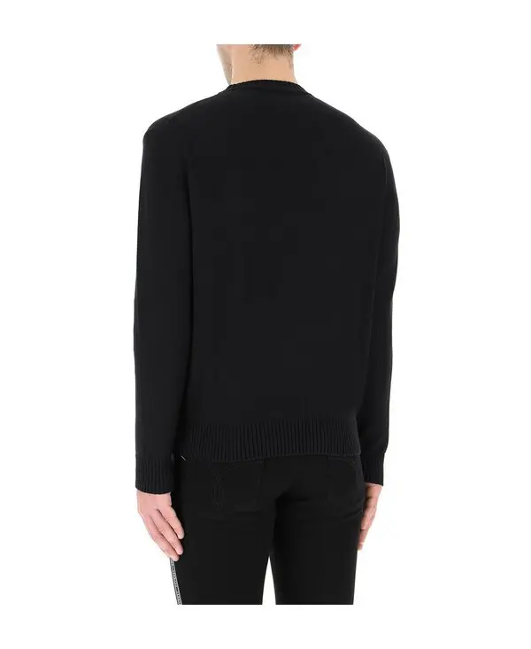 Versace Embroidered Logo Jumper