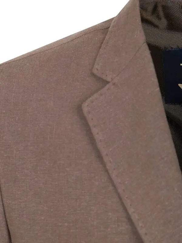 Herno Single-breasted Blazer - Brown