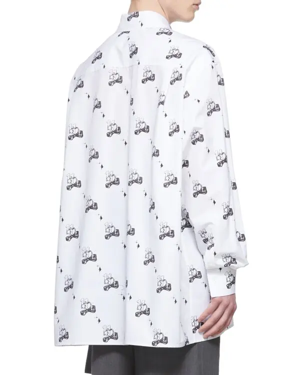 We11Done Graphic-print Oversized Shirt