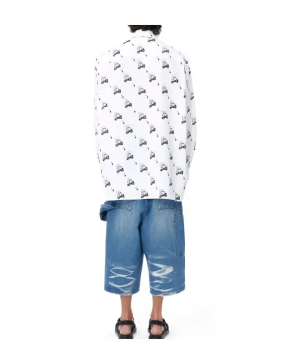 We11Done Graphic-print Oversized Shirt