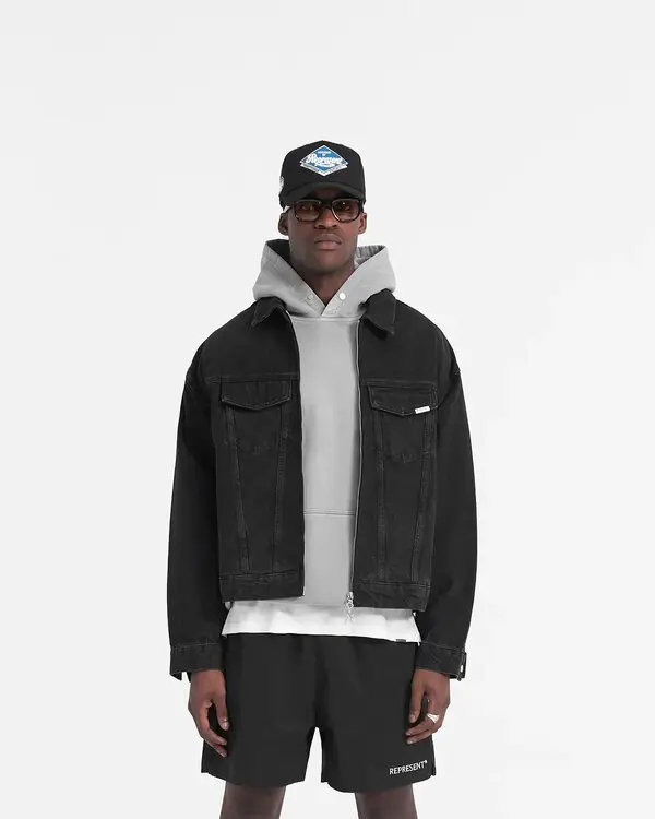 REPRESENT R4 Denim Jacket - Black