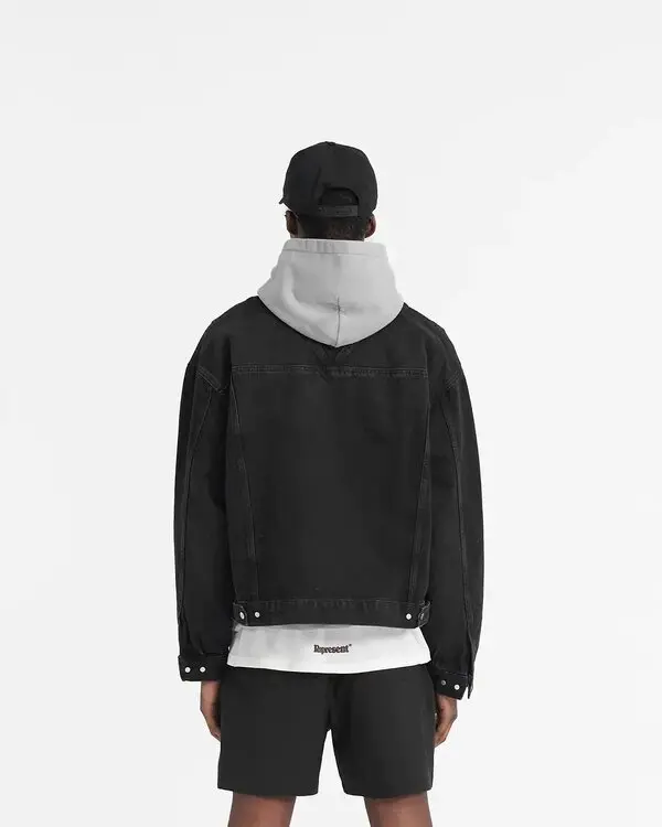REPRESENT R4 Denim Jacket - Black