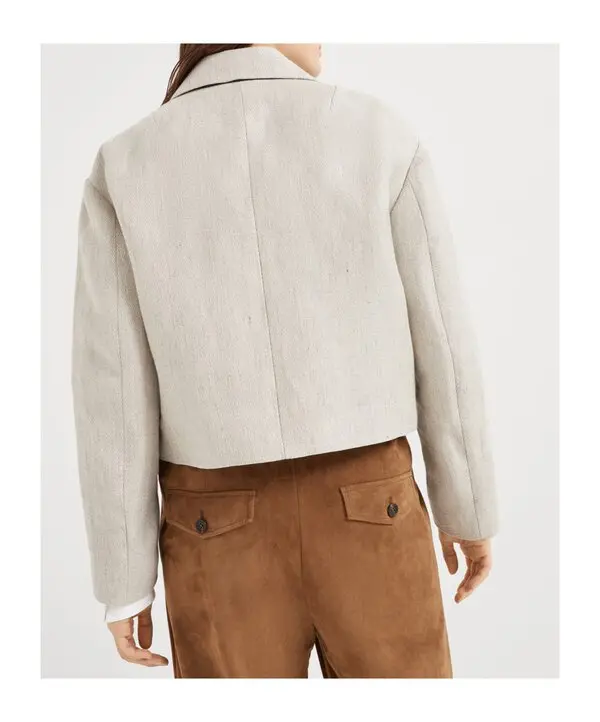 Brunello Cucinelli Embellished Cropped Blazer