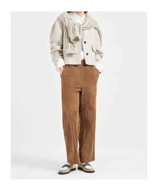 Brunello Cucinelli Embellished Cropped Blazer