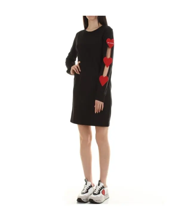 Moschino Heart Detail Sweater Dress