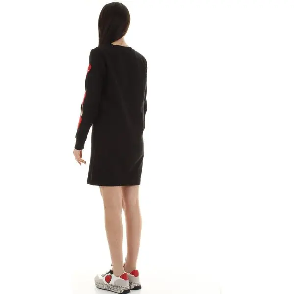 Moschino Heart Detail Sweater Dress