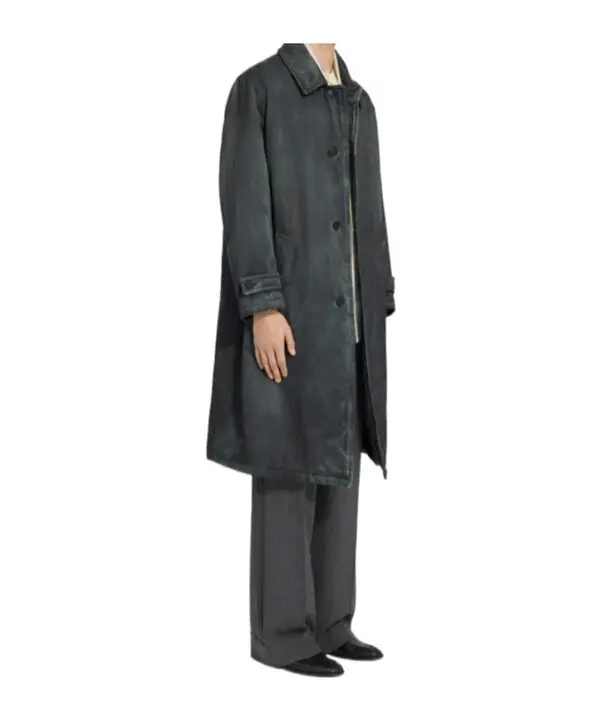 MAISON MARGIELA Waxed Single-breasted Coat