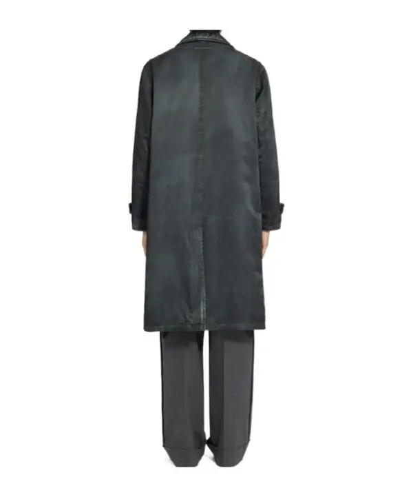 MAISON MARGIELA Waxed Single-breasted Coat