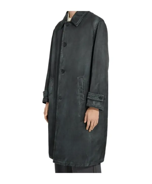MAISON MARGIELA Waxed Single-breasted Coat