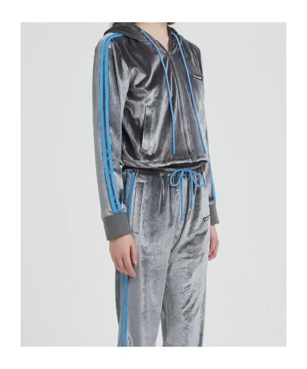 Marissa Chiara Long Sleeve Zip-up Cropped Jacket