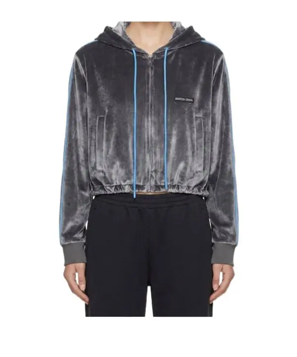 Marissa Chiara Long Sleeve Zip-up Cropped Jacket