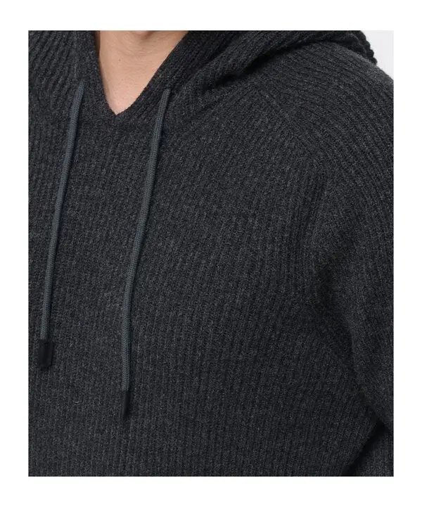 Tagliatore Ribbed V-neck Hoodie