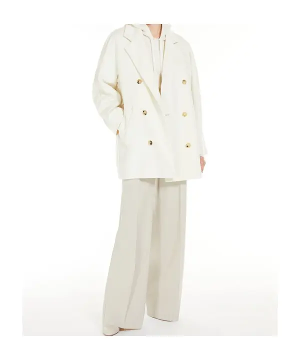 Max Mara Double-breasted Long-sleeved Coat