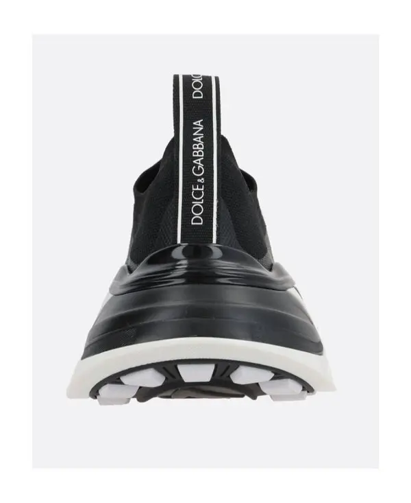 Dolce & Gabbana Logo-printed Knitted Low-top Sneakers
