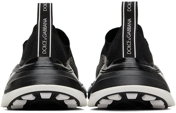Dolce & Gabbana Logo-printed Knitted Low-top Sneakers
