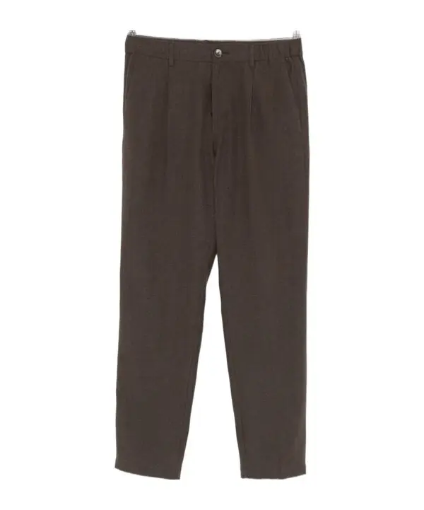 Herno Tailored Elasticated Waistband Trousers - Black