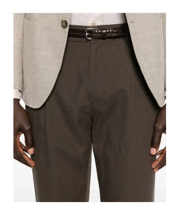 Herno Tailored Elasticated Waistband Trousers - Black