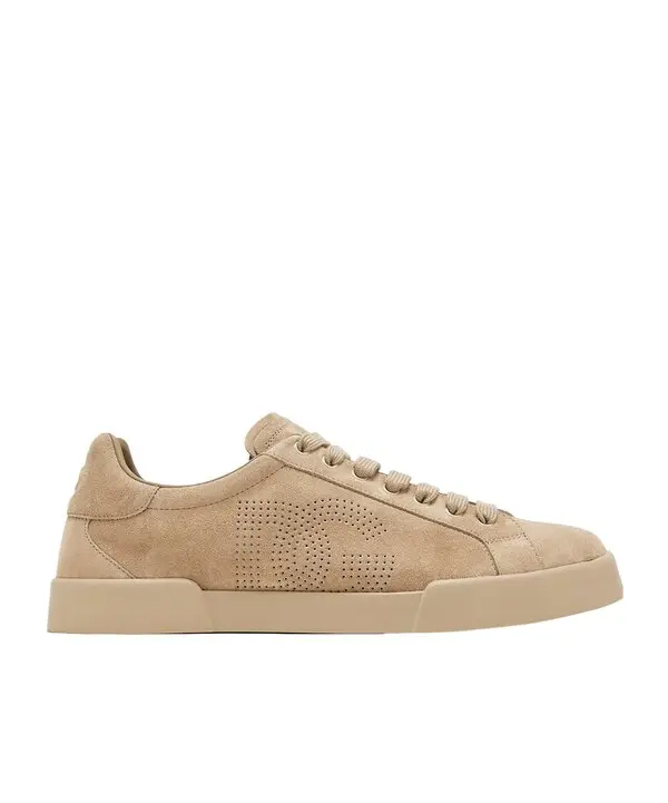 Dolce & Gabbana Portofino Perforated Logo Sneakers