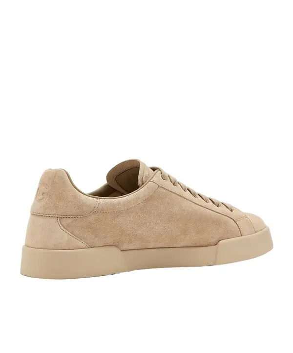 Dolce & Gabbana Portofino Perforated Logo Sneakers