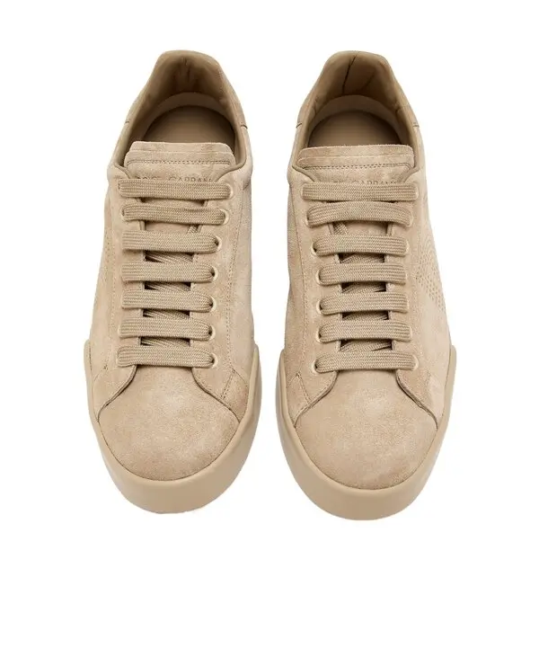 Dolce & Gabbana Portofino Perforated Logo Sneakers