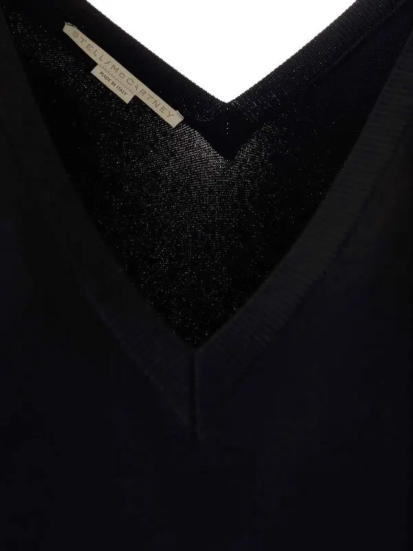 Stella McCartney Long-sleeved V-neck Knitted Dress