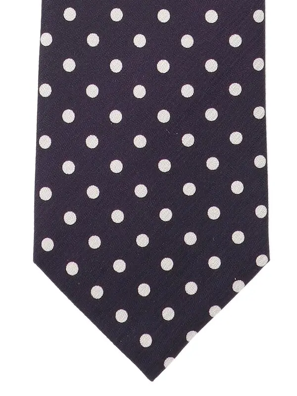 TOM FORD Polka Dot Neck Tie - Black