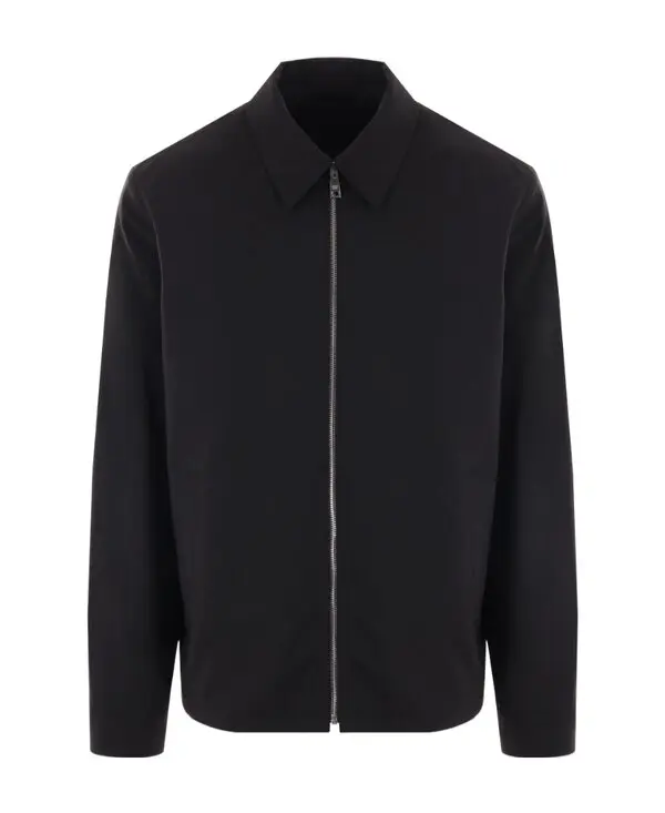 Prada Long-sleeved Zip-up Jacket - Black